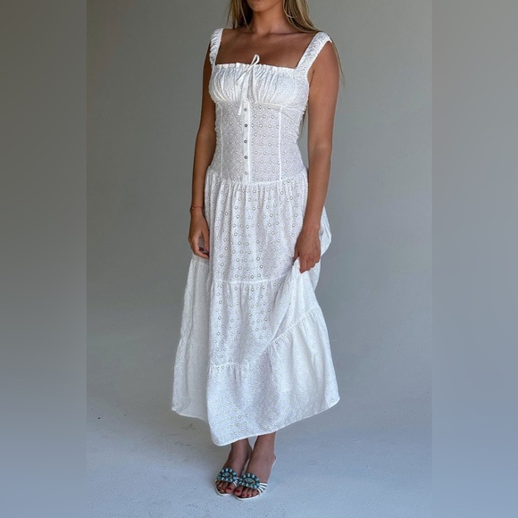 Frankie's Bikinis | Dresses | Nwt Frankies Bikinis Christabelle Eyelet ...